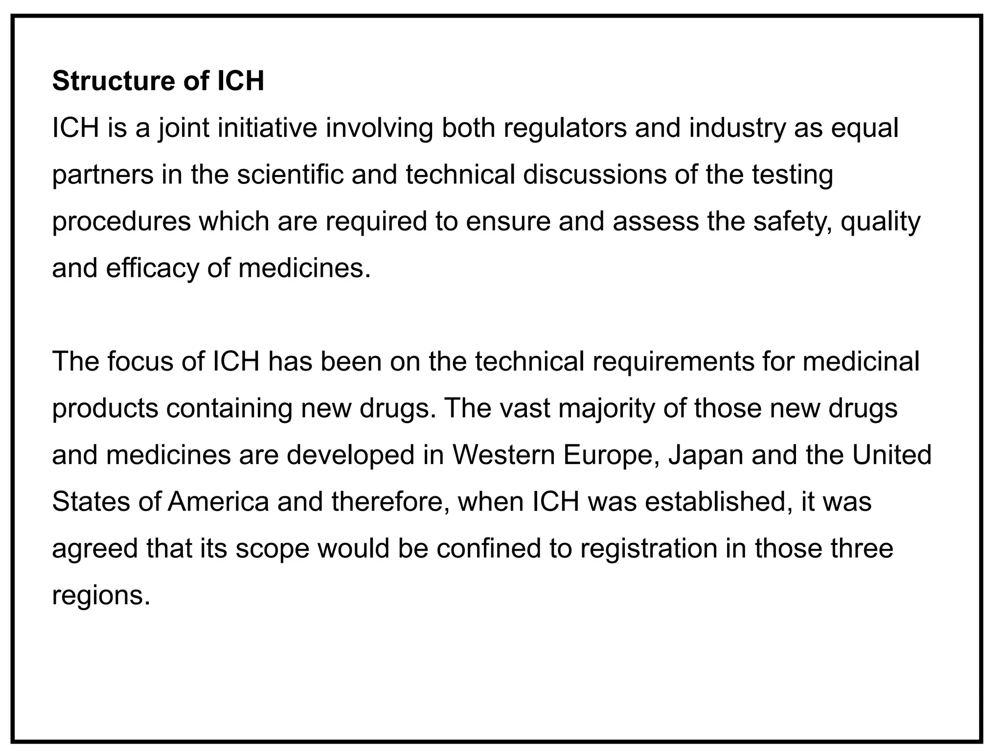 ICH Introduction | PPT