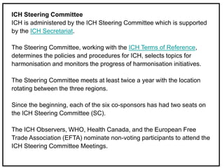 ICH Introduction | PPT