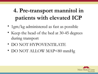 Hemorrhagic stroke transfer protocol | PPT