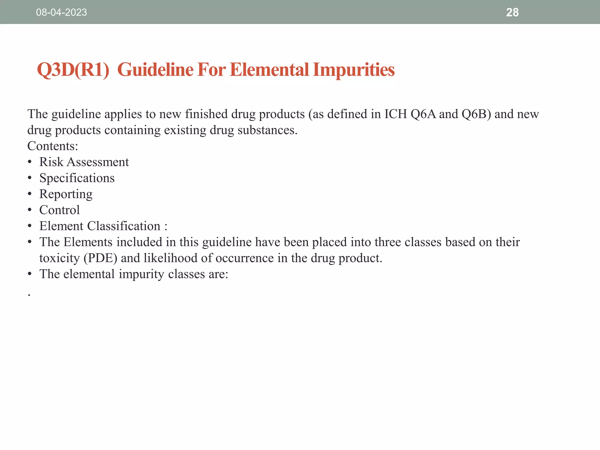 'ICH-Q Guidelines'.pptx