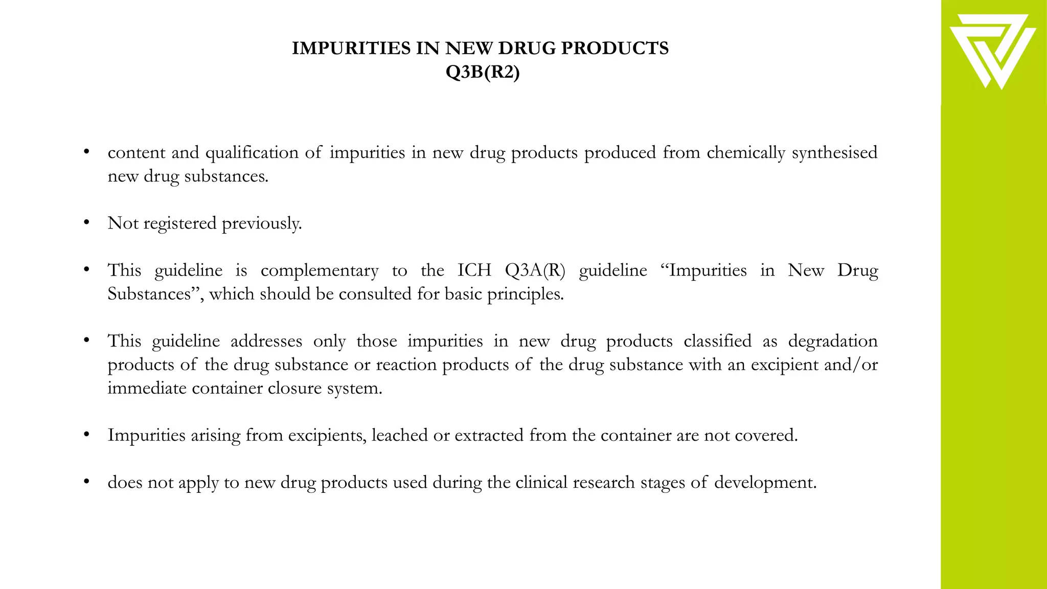ICH- Q3 Impurity | PPTX