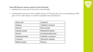 ICH- Q3 Impurity | PPTX