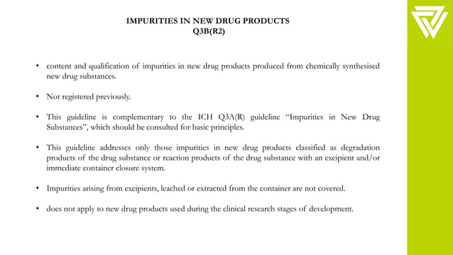 ICH- Q3 Impurity | PPTX