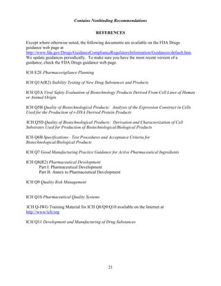 ICH 7- GMP Guidance for API-questions & answers | PDF