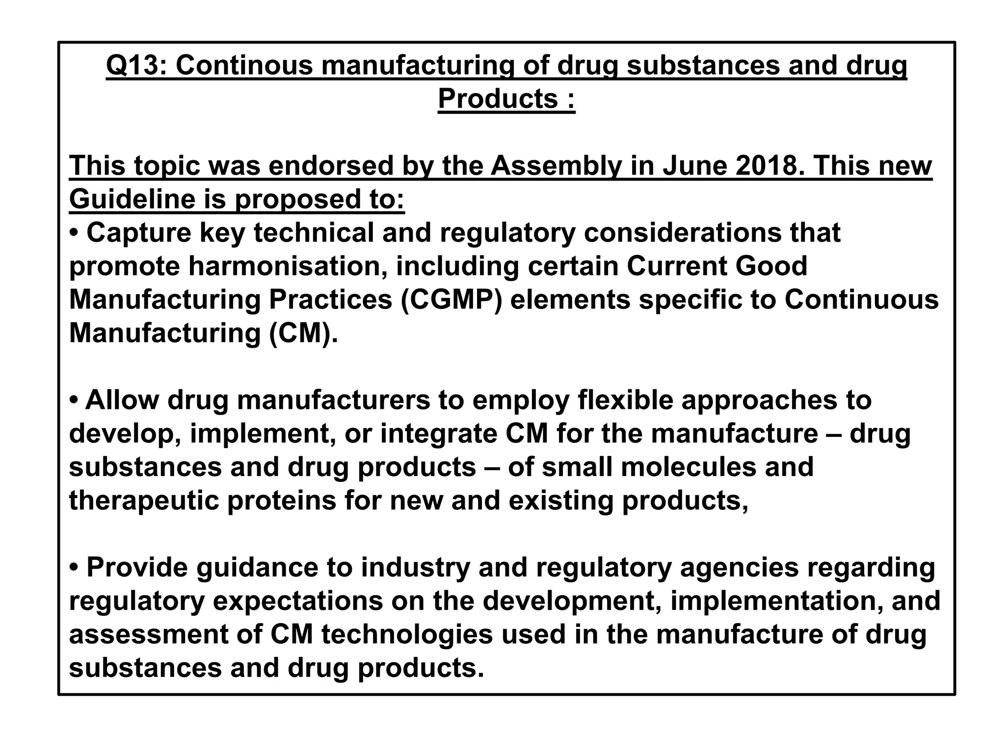 ICH [ Q ] Guidelines | PPTX