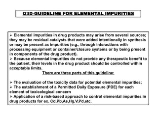 ICH [ Q ] Guidelines | PPTX