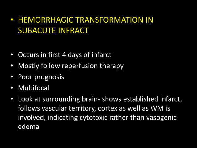 INTRA CRANIAL HEMORRHAGE- AGING BLOOD ON MRI | PPTX