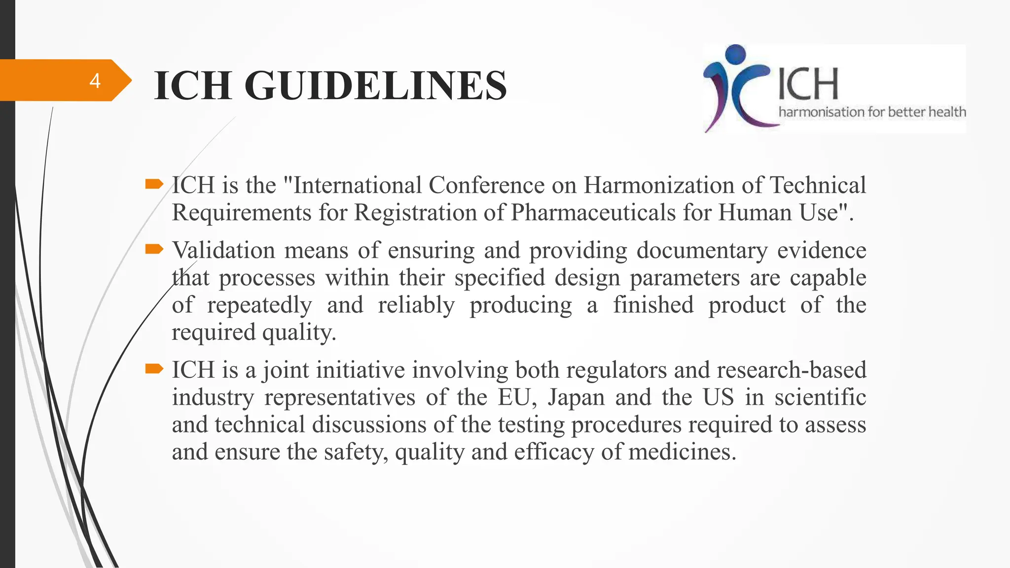 ICH AND WHO GUIDELINES FOR VALIDATION OF EQUIPMENTS.pptx