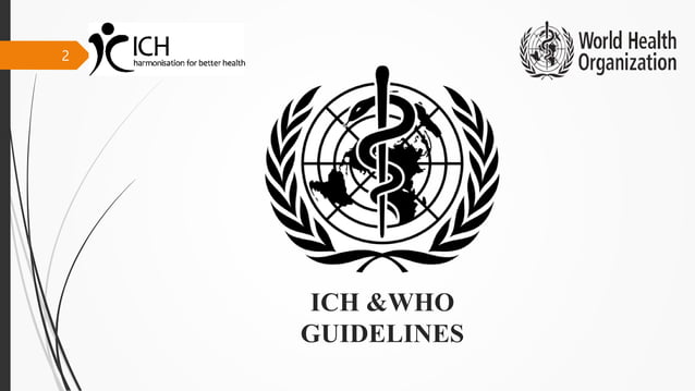 ICH AND WHO GUIDELINES FOR VALIDATION OF EQUIPMENTS.pptx ...