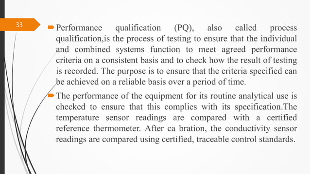 ICH AND WHO GUIDELINES FOR VALIDATION OF EQUIPMENTS.pptx ...