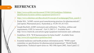 ICH AND WHO GUIDELINES FOR VALIDATION OF EQUIPMENTS.pptx