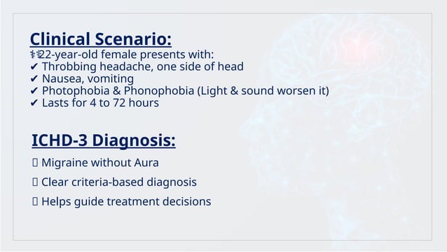 International classification of diseases (ICHD).pptx