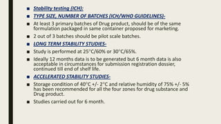 ICH STABILITY TESTING GUIDELINES: | PPTX