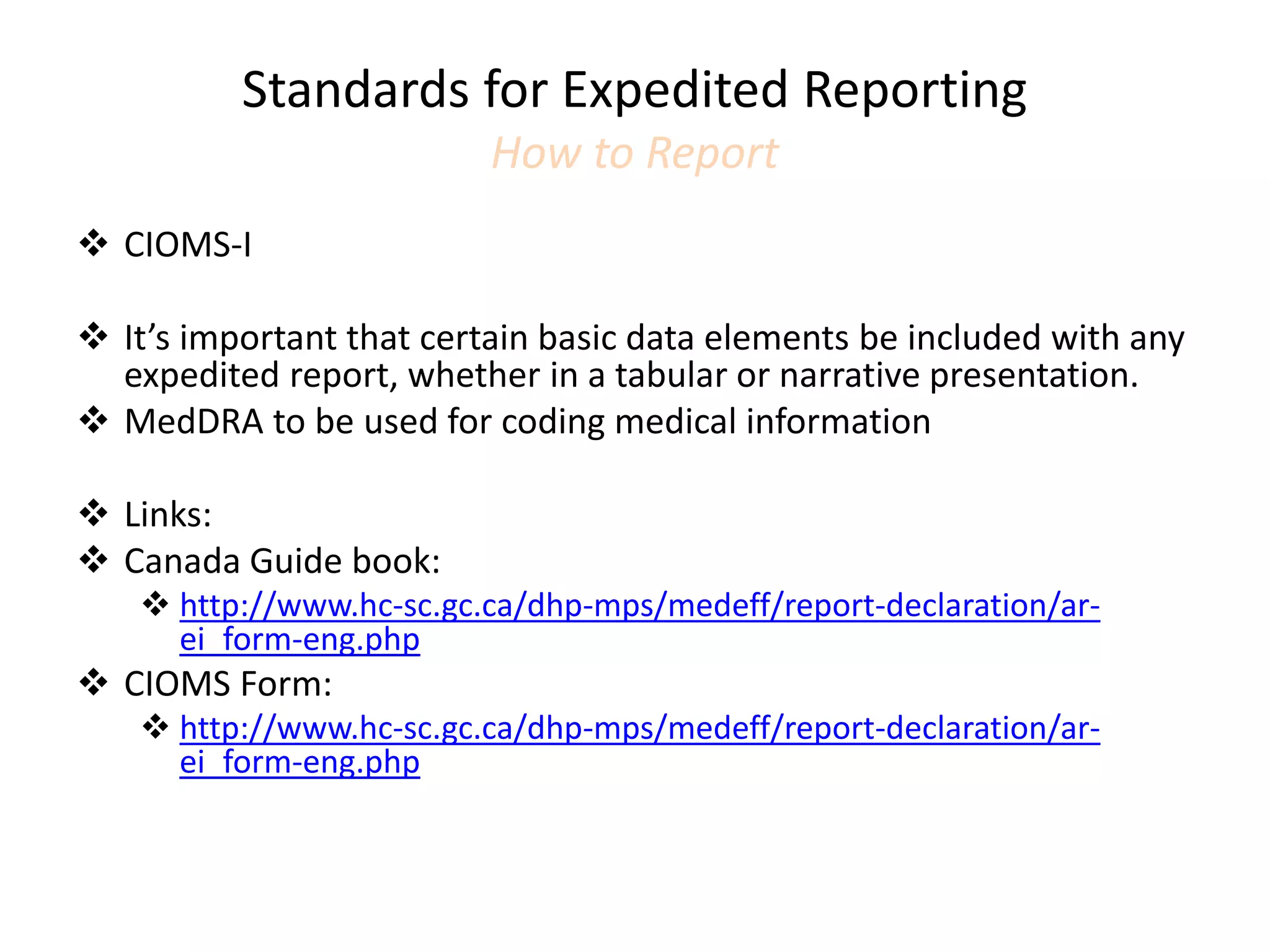 ICH - E2D Pharmacovigilance and Drug Safety - Professor Peivand Pirouzi ...