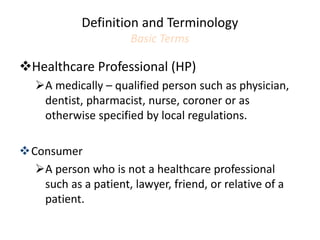 ICH - E2D Pharmacovigilance and Drug Safety - Professor Peivand Pirouzi ...