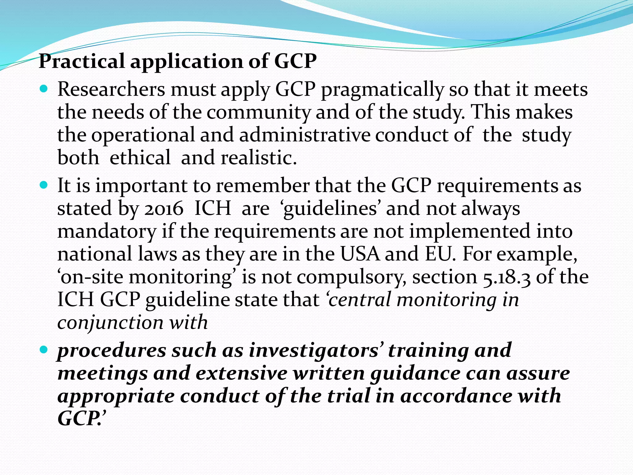 ICH E6 GCP revision | PPTX