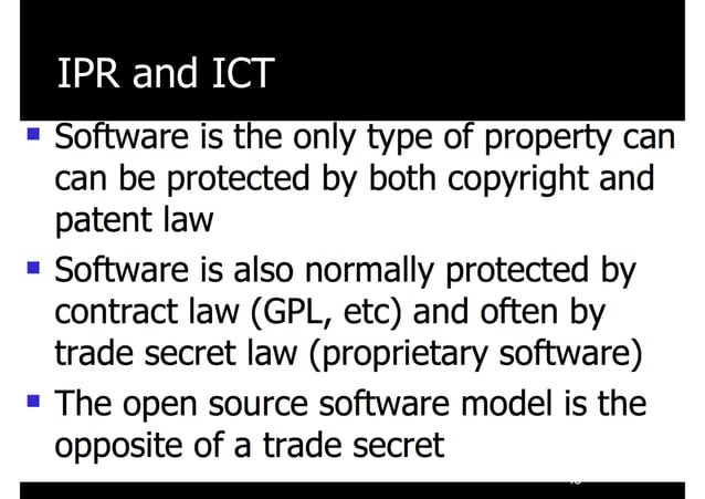 Intellectual property & digital business | PPT