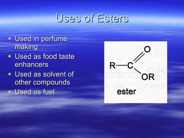 I chem synthesis of esters | PPT