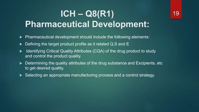 ICH QSEM Guidelines | PPTX | Pharmaceutical Industry | Industries