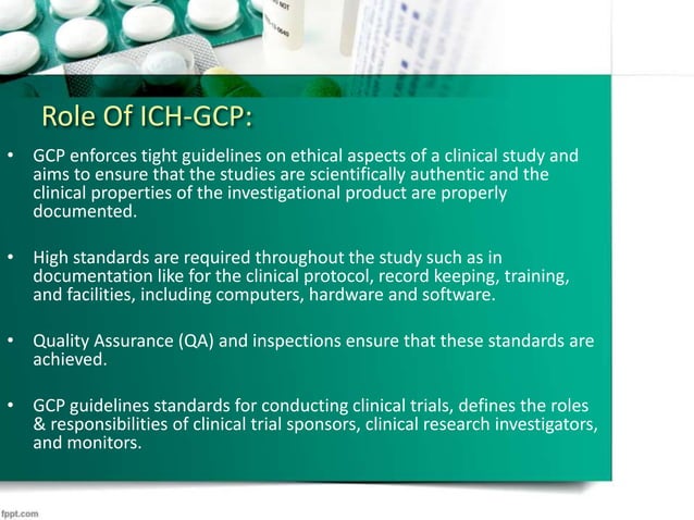 ICH-GCP Introduction | PPTX | Pharmaceutical Industry | Industries