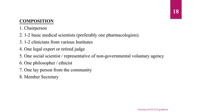 ICH-GCP Guidelines | PPTX