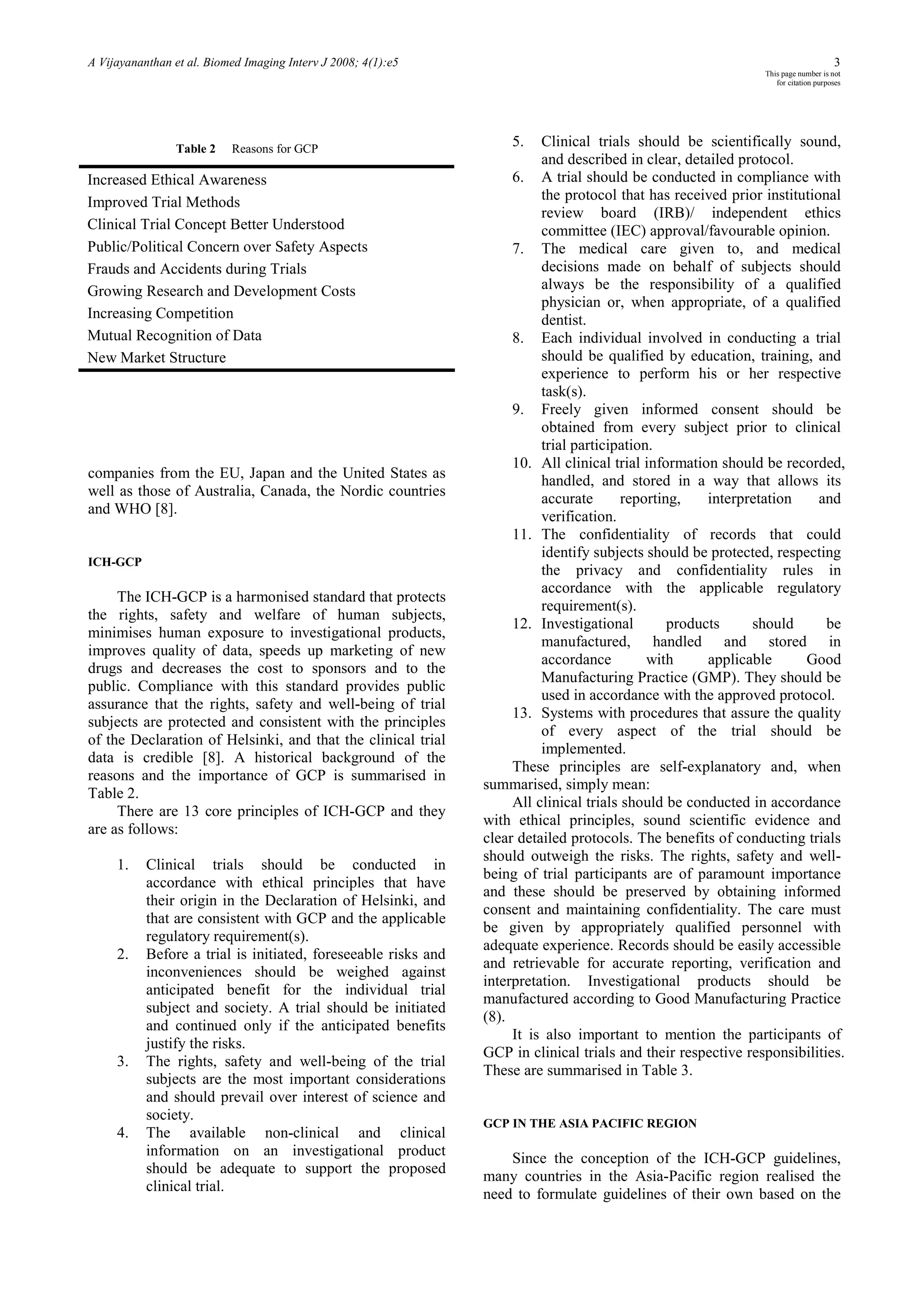 ICH GCP guidelines | PDF