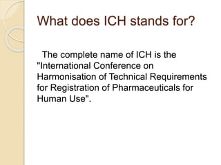 Ich guideline | PPTX