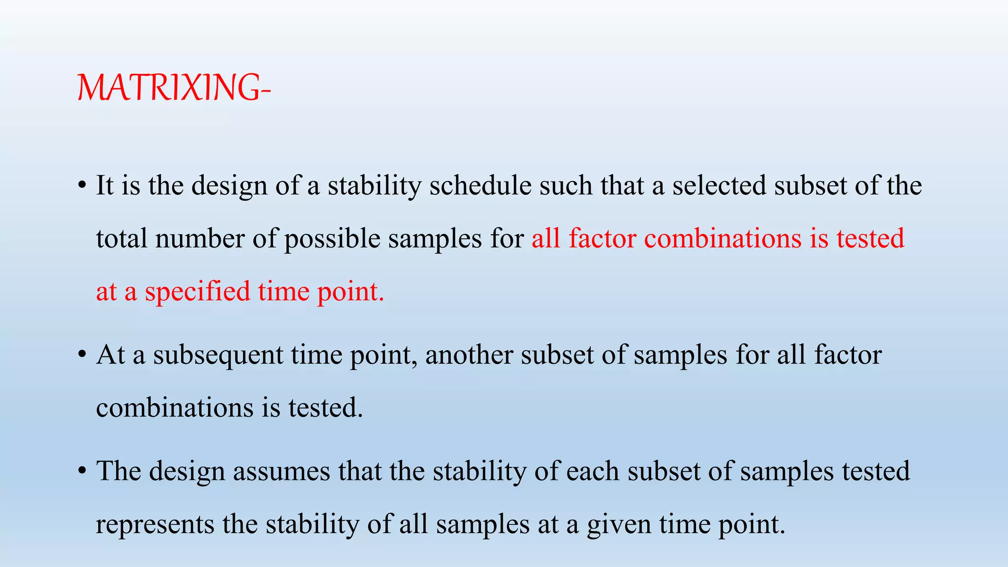 Ich guideline for stability testing | PPTX