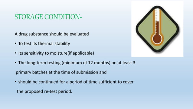 Ich guideline for stability testing | PPTX | Substance Abuse | Diseases ...