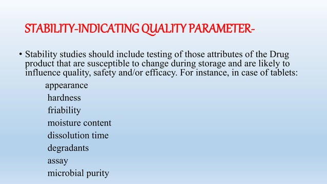 Ich guideline for stability testing | PPTX | Substance Abuse | Diseases ...
