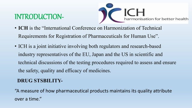 Ich guideline for stability testing | PPTX | Substance Abuse | Diseases ...