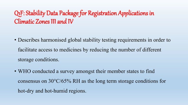 Ich guideline for stability testing | PPTX | Substance Abuse | Diseases ...