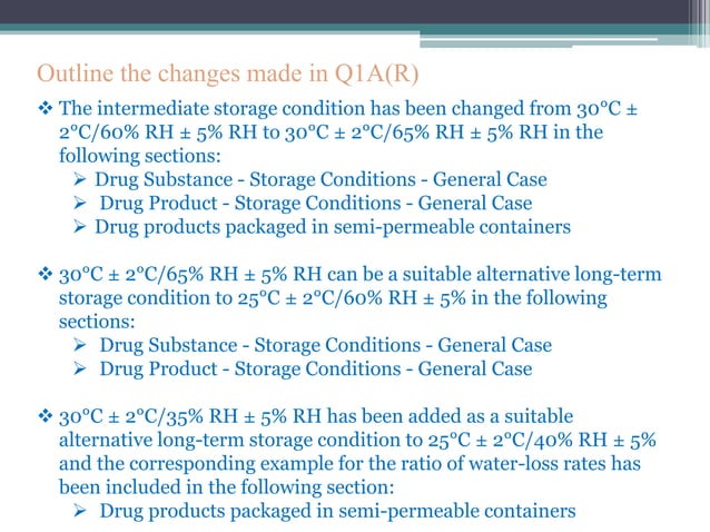 Ich guidelines Q1A(R2) | PPTX | Pharmaceutical Industry | Industries