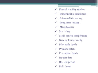 Ich guidelines Q1A(R2) | PPTX