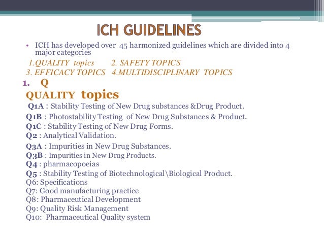 Ich guidelines Q1A(R2)