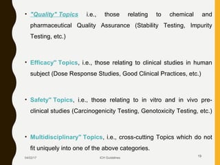 ICH safety guidelines | PPT