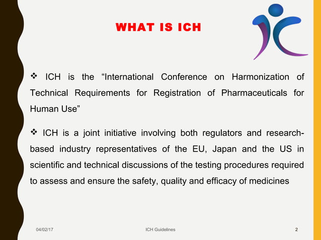 ICH safety guidelines | PPT | Pharmaceutical Industry | Industries