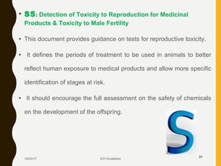 ICH safety guidelines | PPT