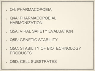 ICH Guidelines | PPTX