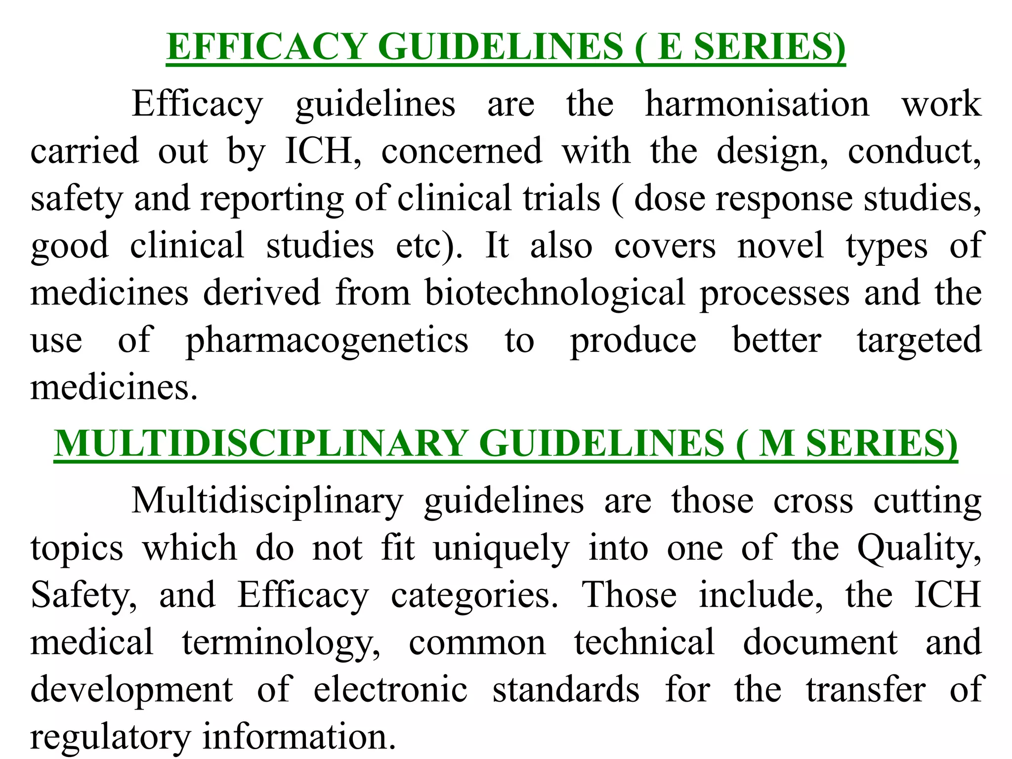 ICH Guidelines | PPTX