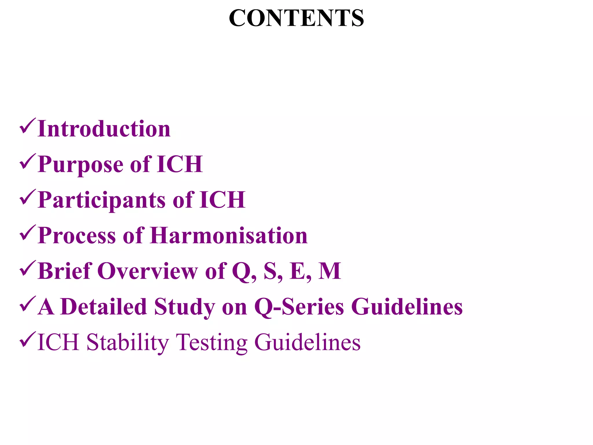 ICH Guidelines | PPTX