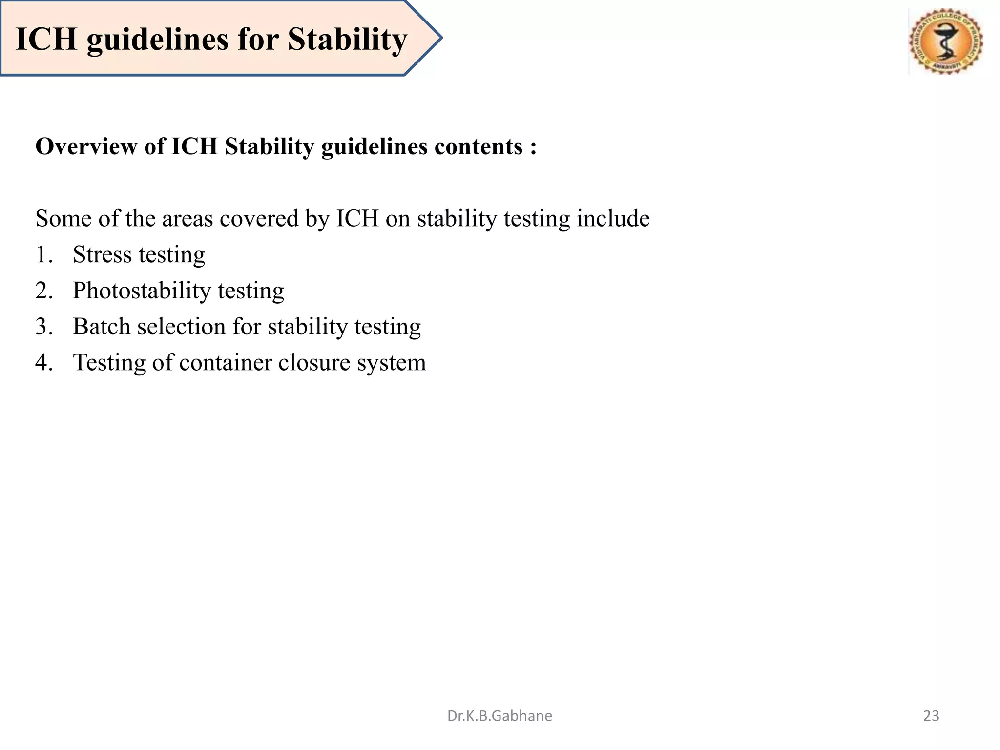 ICH guidelines | PPTX