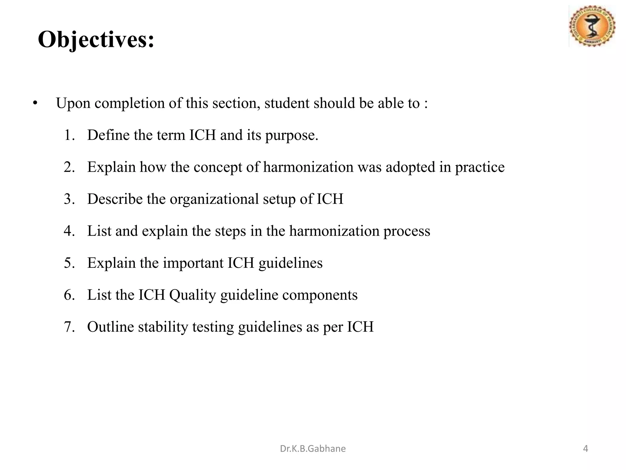 ICH guidelines | PPTX