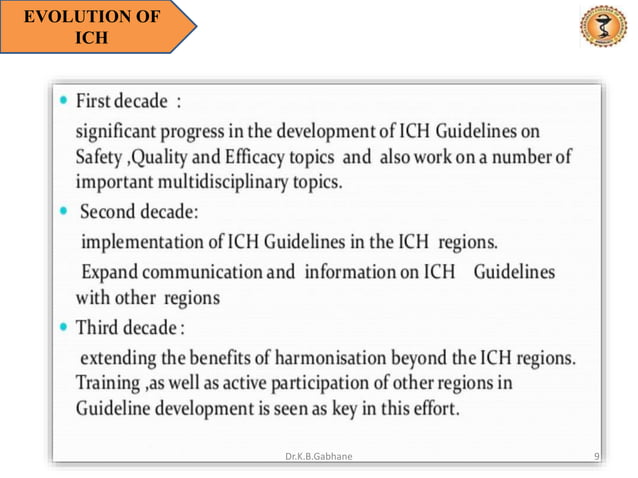 ICH guidelines | PPT