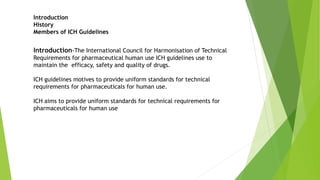 ICH guidelines | PPT