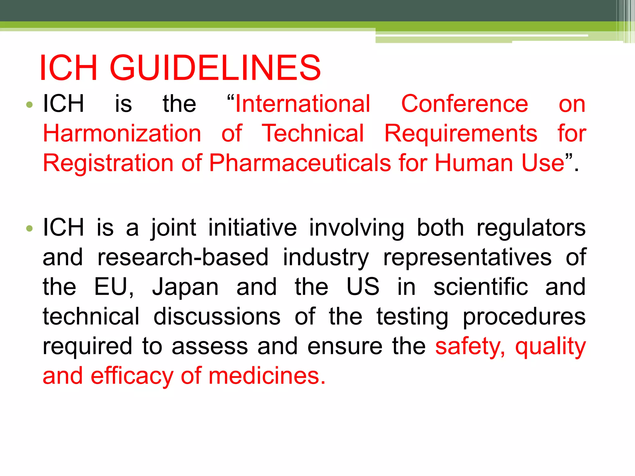 ICH Guidelines.ppt by Dr U .Srinivasa | PPT