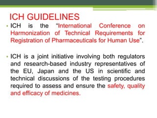 ICH Guidelines.ppt by Dr U .Srinivasa | PPT