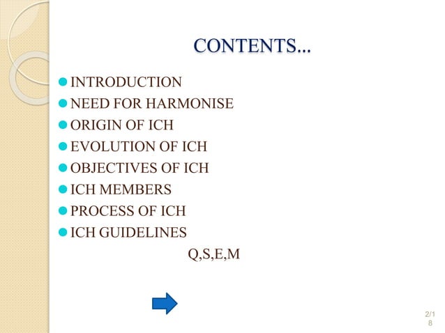 ICH Guidelines.pptx | Pharmaceutical Industry | Industries