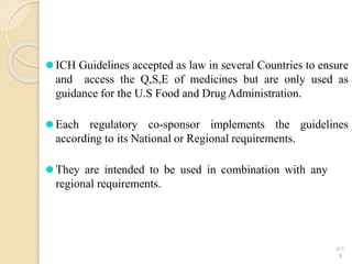 ICH Guidelines.pptx