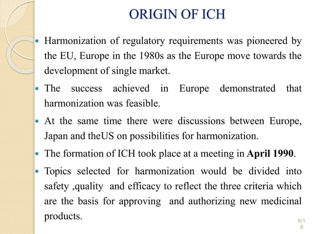 ICH Guidelines.pptx | Pharmaceutical Industry | Industries